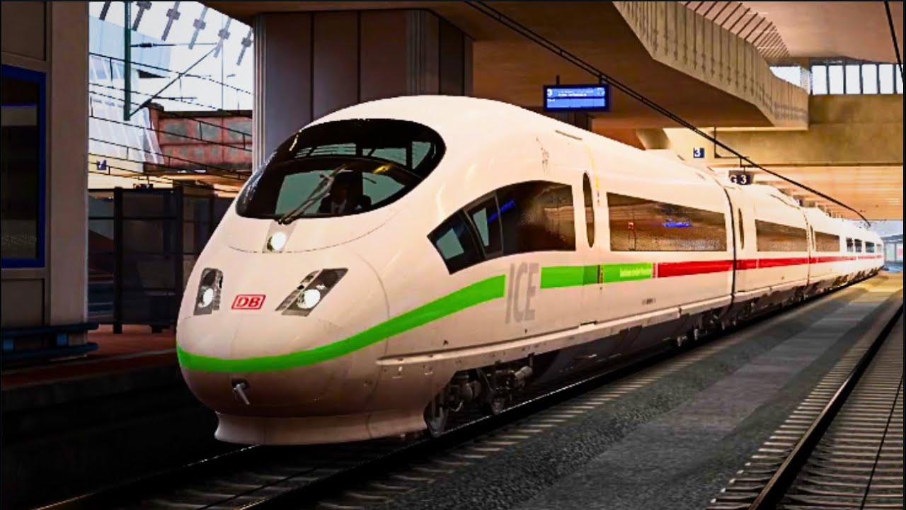 Hochgeschwindigkeitsfahrt nach Kassel-Wilhelmshöhe | ICE 3 BR 406 | TSW ...
