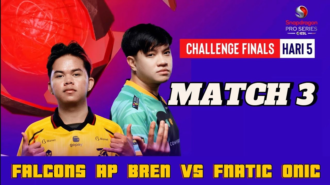 MATCH 3 FALCONS AP BREN VS FNATIC ONIC | #mobilelegends - YouTube
