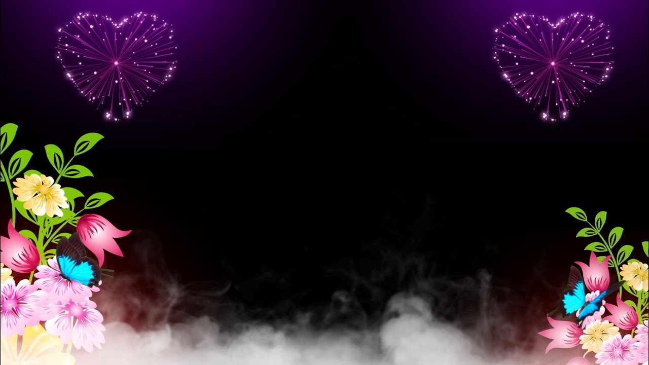 New Template Video Background | Heart Effect | Effect Video Background ...