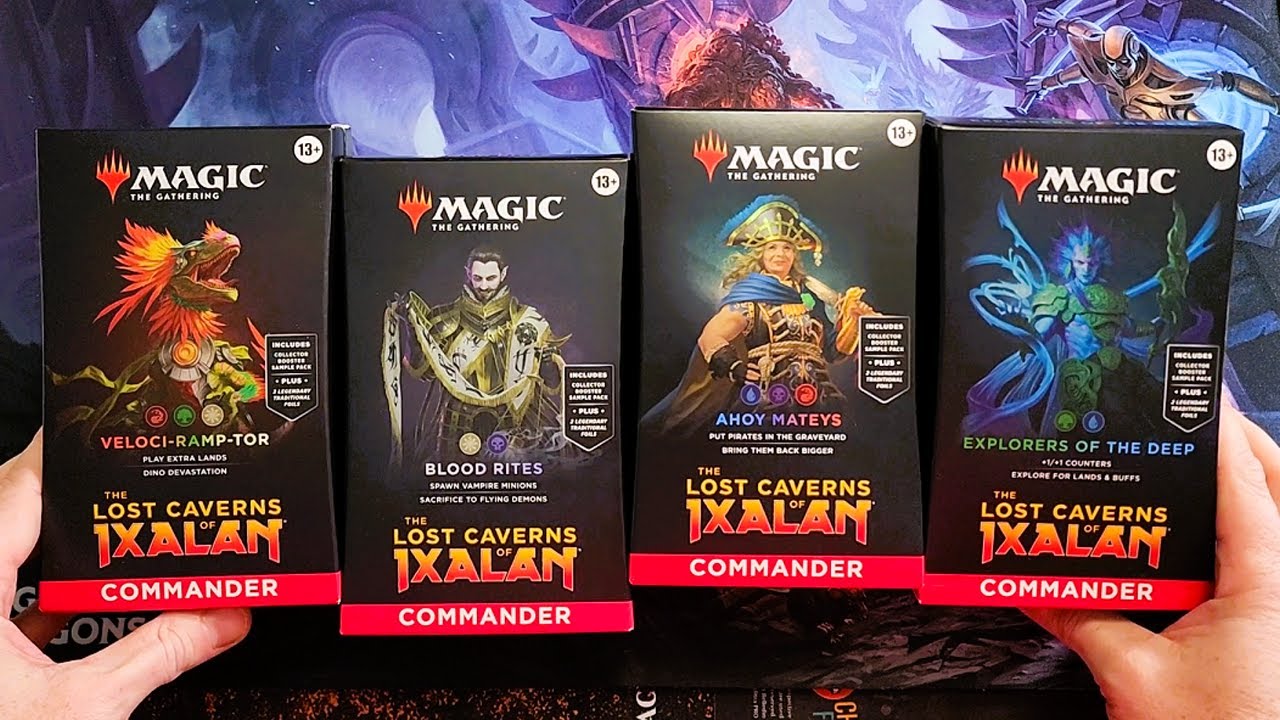 Quality Control Lost Caverns of Ixalan Commander Decks - YouTube