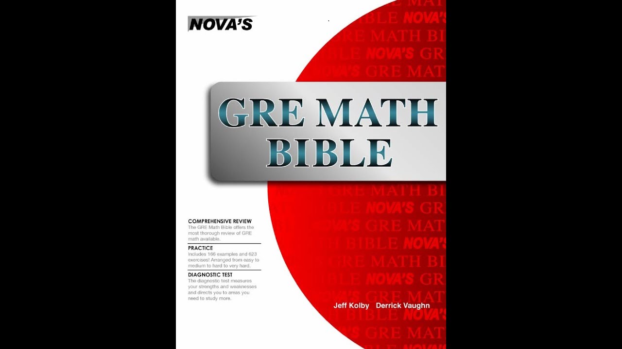 NOVA'S GRE MATH BIBLE - Chapter 1 Part 1 (Substitutions) | GRE Math ...