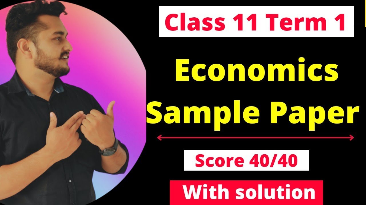 class 11 economics question paper 2021 - YouTube
