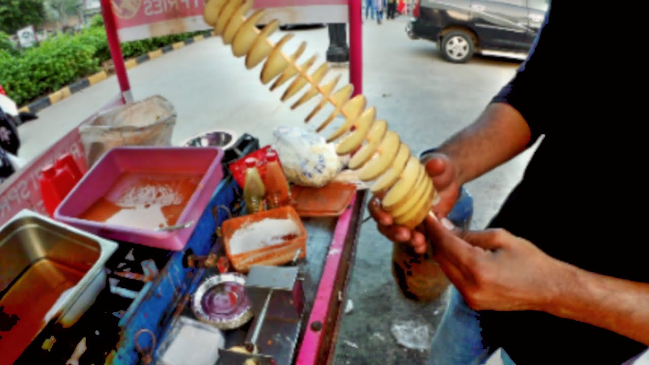 Potato Twister | Hyderabad Street Food | Indian Street Food - YouTube