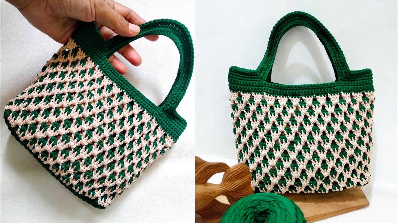 Tas Rajut Terbaru Mudah untuk Pemula || Easy Crochet Bag @SantuyCrochet ...