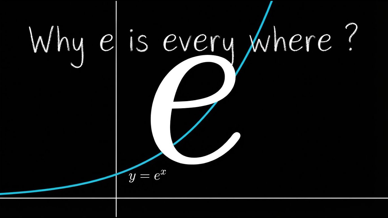 e = 2.71828... and it's Everywhere (Here's Why) - YouTube