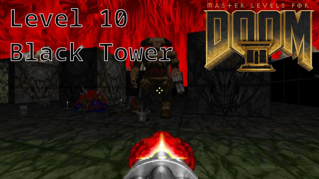 Master Levels For DOOM II - Level 10 Black Tower - YouTube