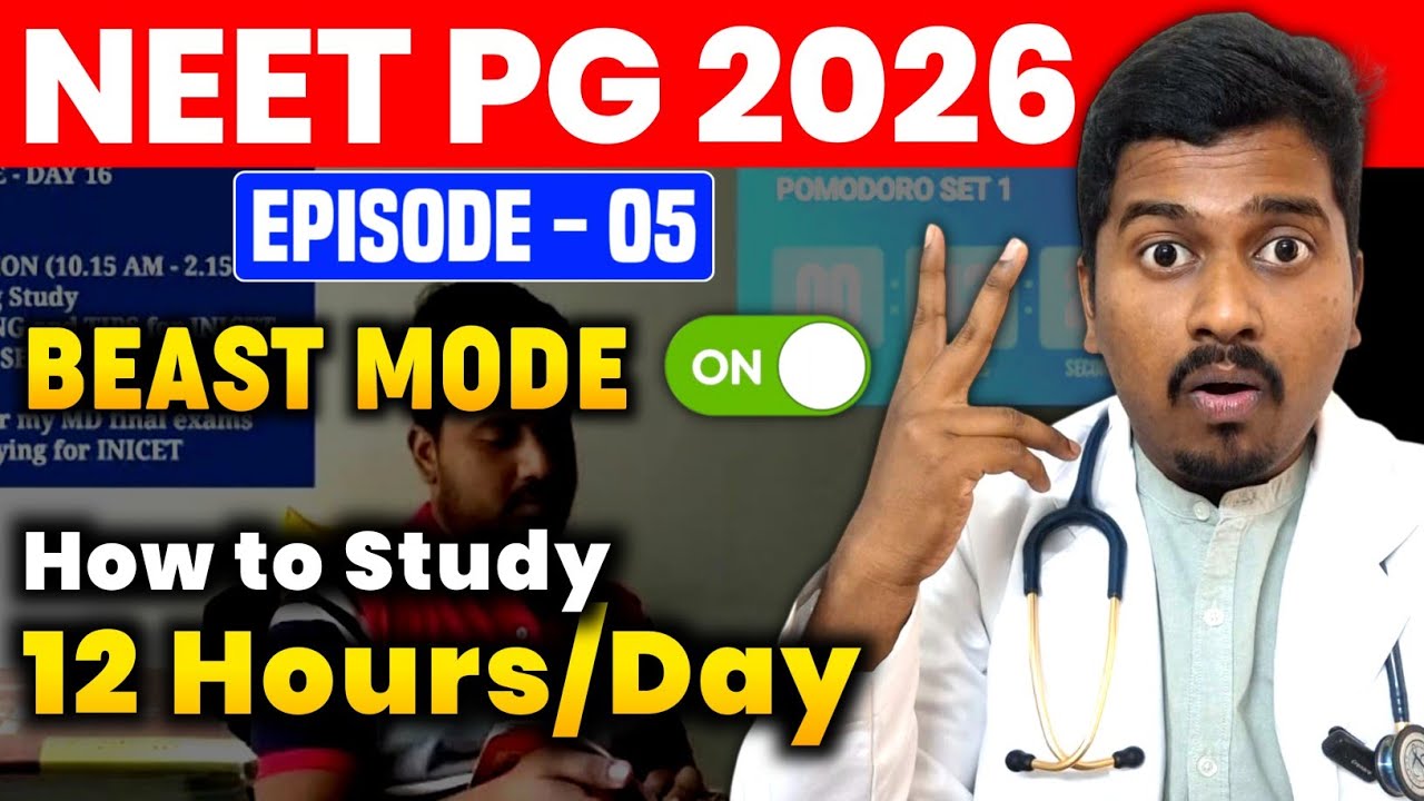 INSANE STUDY HACK YOU NEVER USED | NEET PG 2026 | Dr. RMD - YouTube