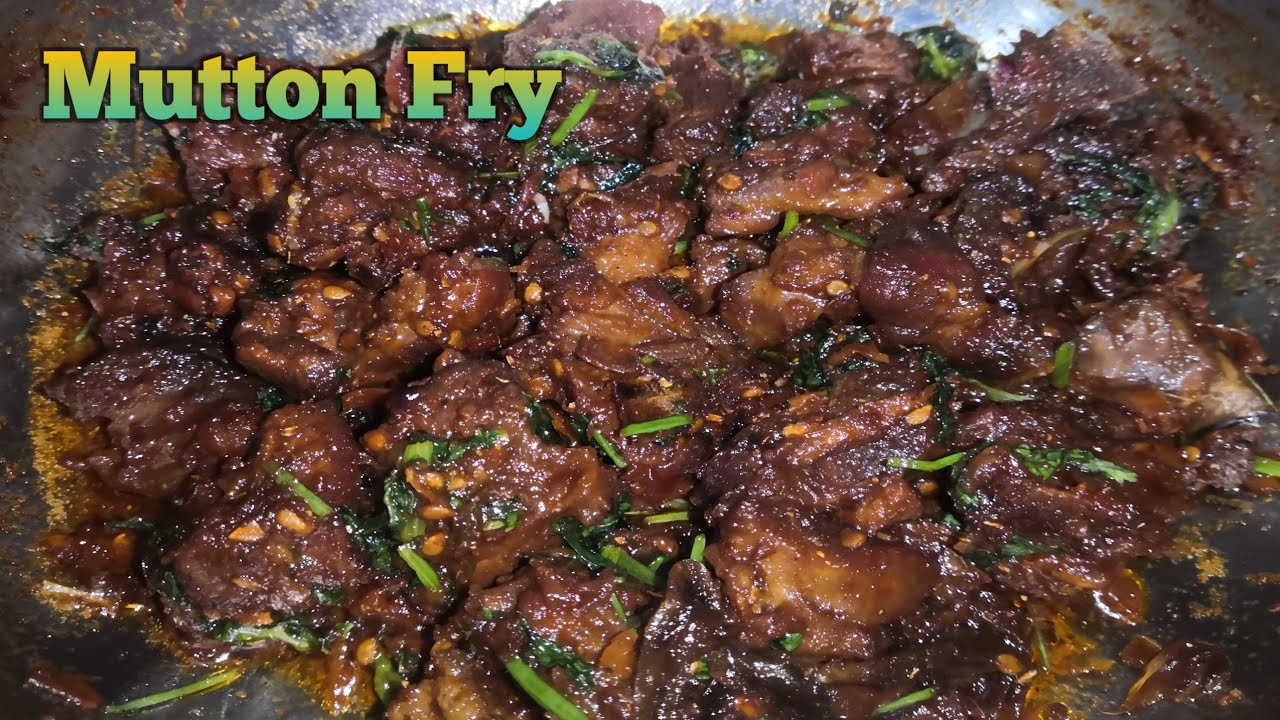 Mutton fry ||How to make mutton fry ||Mutton Roast ||Mutton fry Recipe ...
