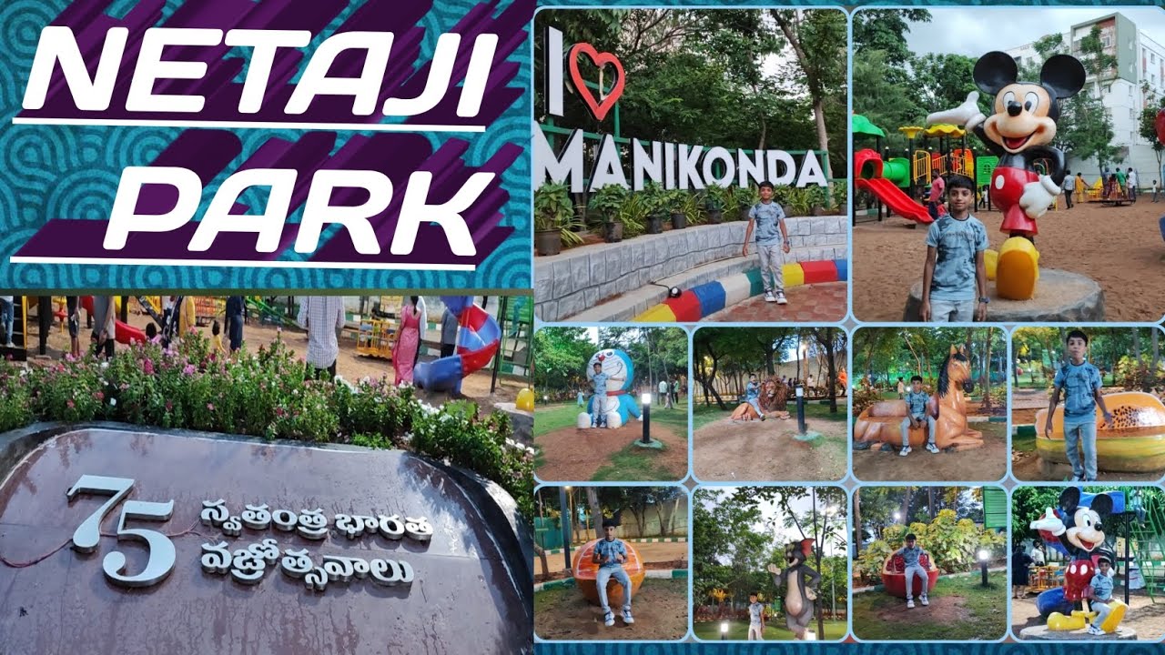 Must visit children and adults park//Netaji park// Manikonda ...