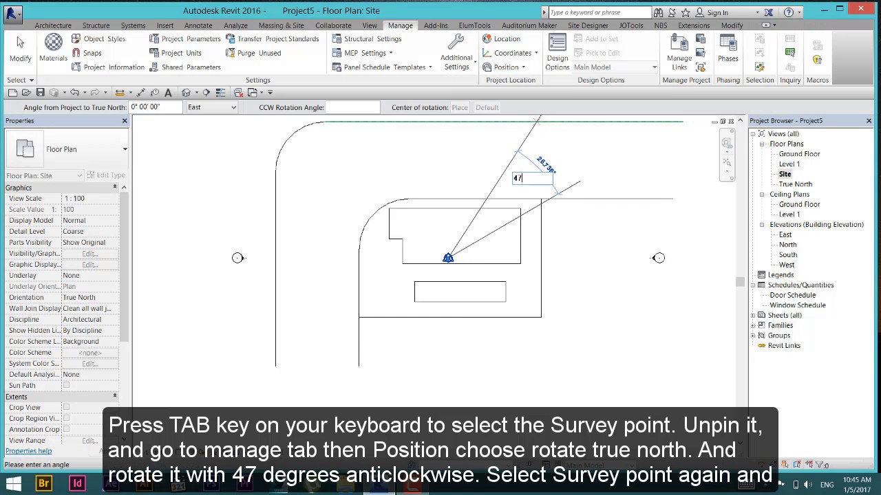 Orientation In Autodesk Revit - YouTube