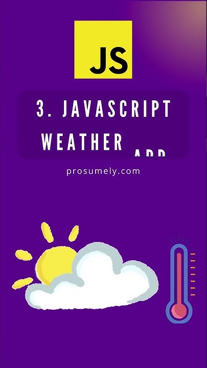 Top 5 Javascript Projects | SHORTS | Prosumely - YouTube