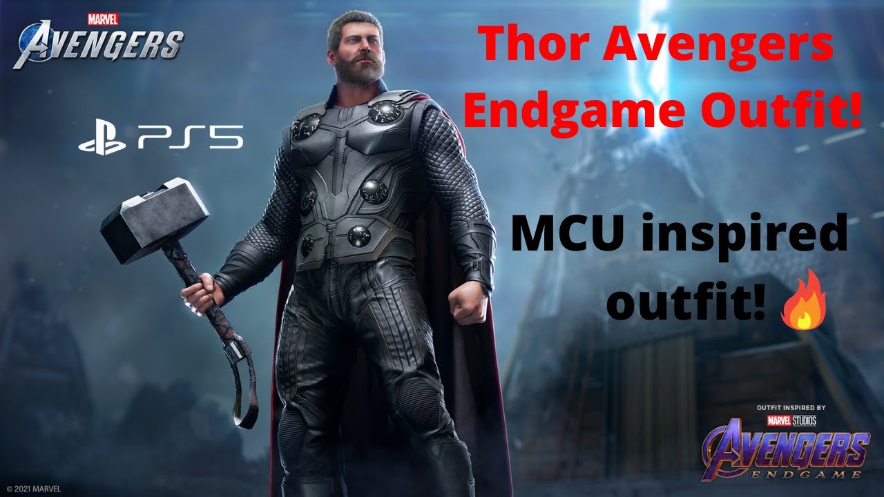 Marvel's Avengers Thor Avengers Endgame Suit Gameplay (PS5) - YouTube