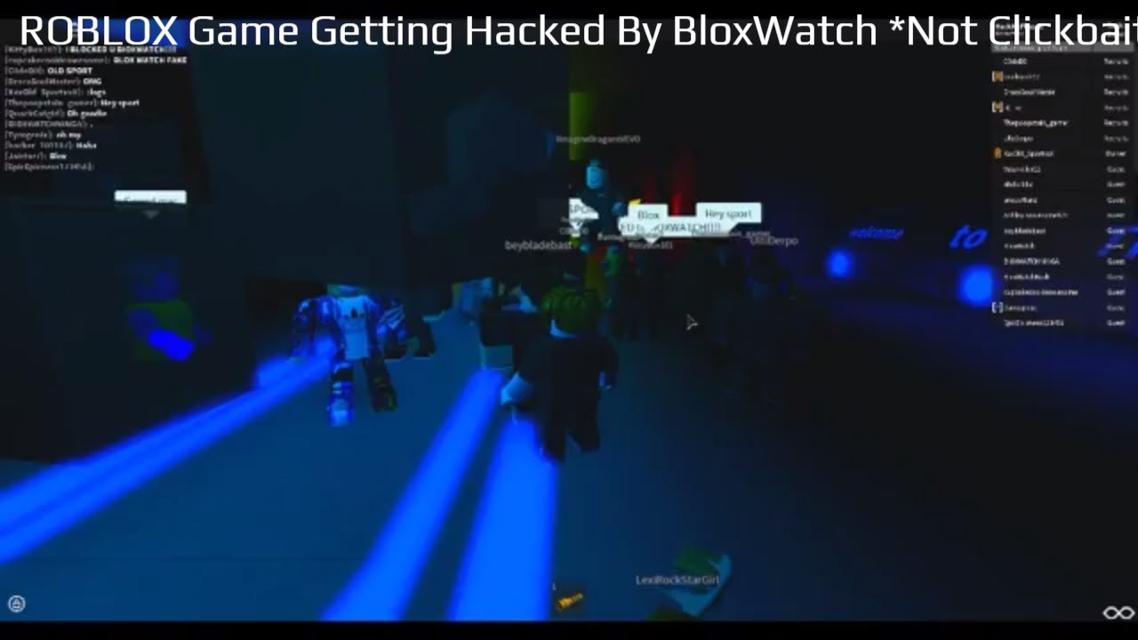 BloxWatch Hacking A Game *not clickbait* - YouTube