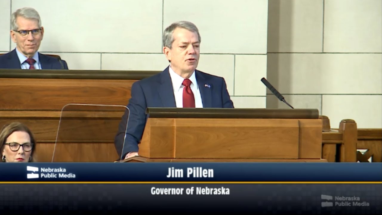 Nebraska Governor Jim Pillen Delivers 2025 State of the State Address ...