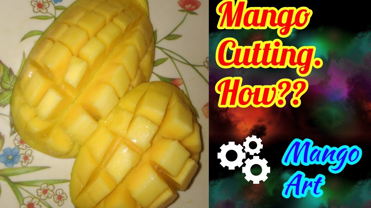 Mango cutting/ Mango Art/In Design - YouTube