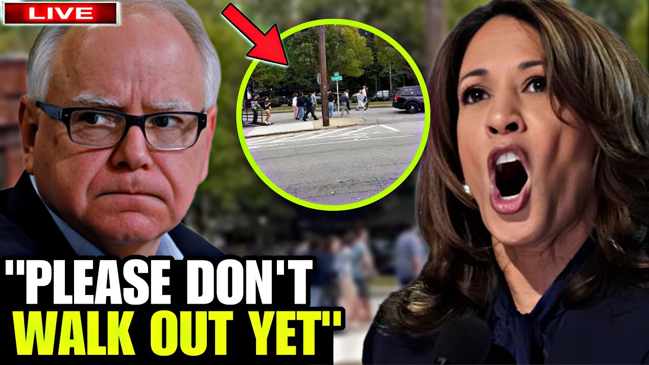 Kamala Harris FREAKS OUT ATTACKS Tim Walz ENDS Rally Early After VOTERS ...