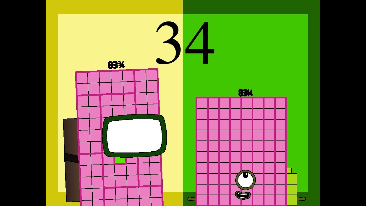 Numberblocks Band Quarters 34 - YouTube