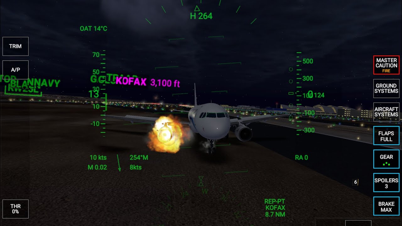 British airways flight 38 - YouTube