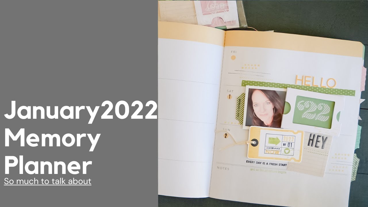 Let's Talk January 2022 Memory Planner - YouTube