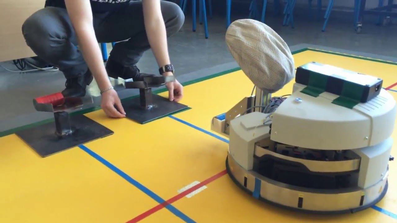 Comportement Robotino (programme complet) - YouTube