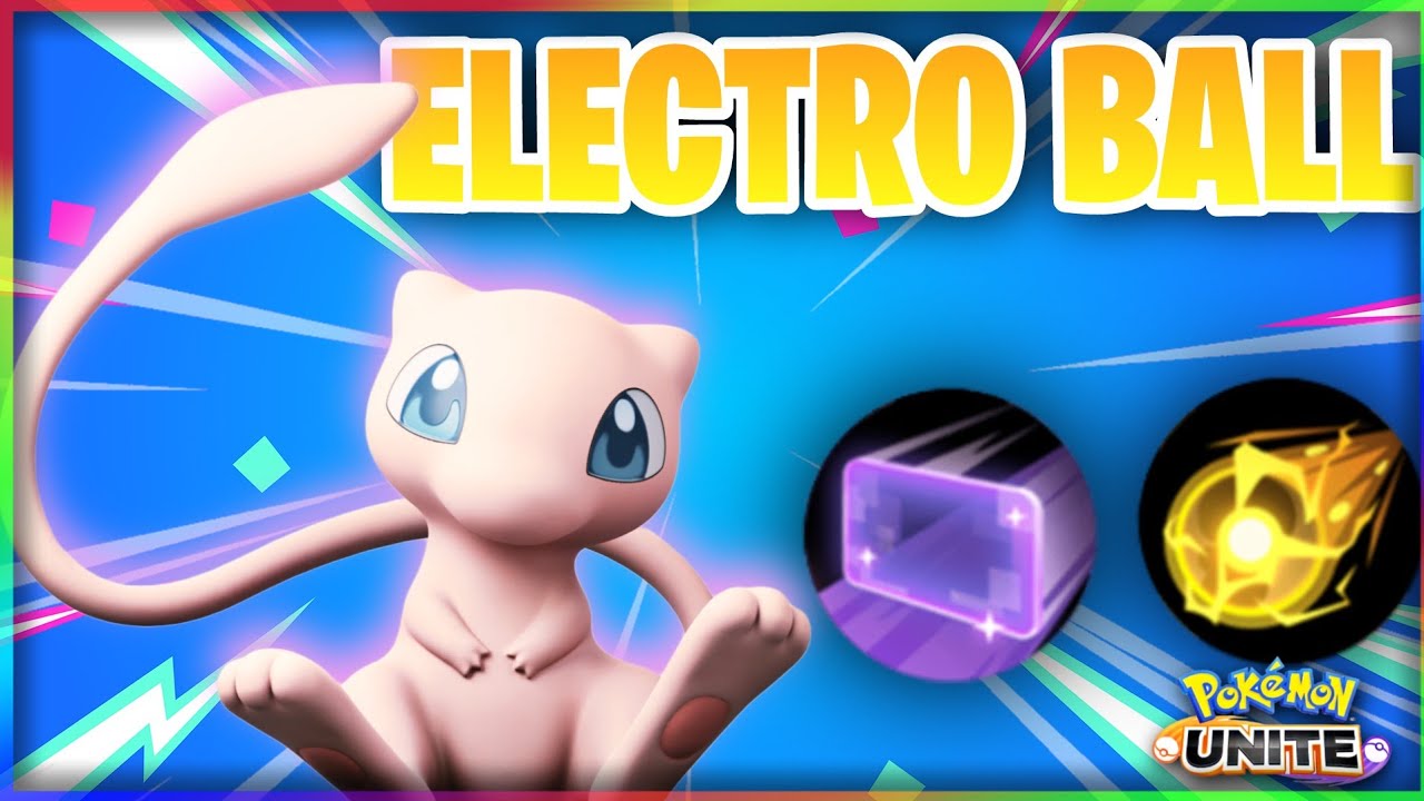 ELECTRO BALL MEW HAS INSANE DAMAGE | POKEMON UNITE - YouTube