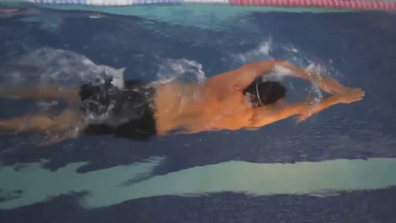 Front Crawl Swimming Drills Catch Up - YouTube