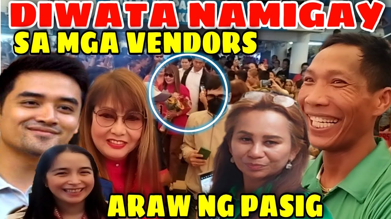 Diwata Nag palaro Sa Mga Vendors kasama si ma'am Marilou Lipana 451 Araw Ng Pasig - YouTube