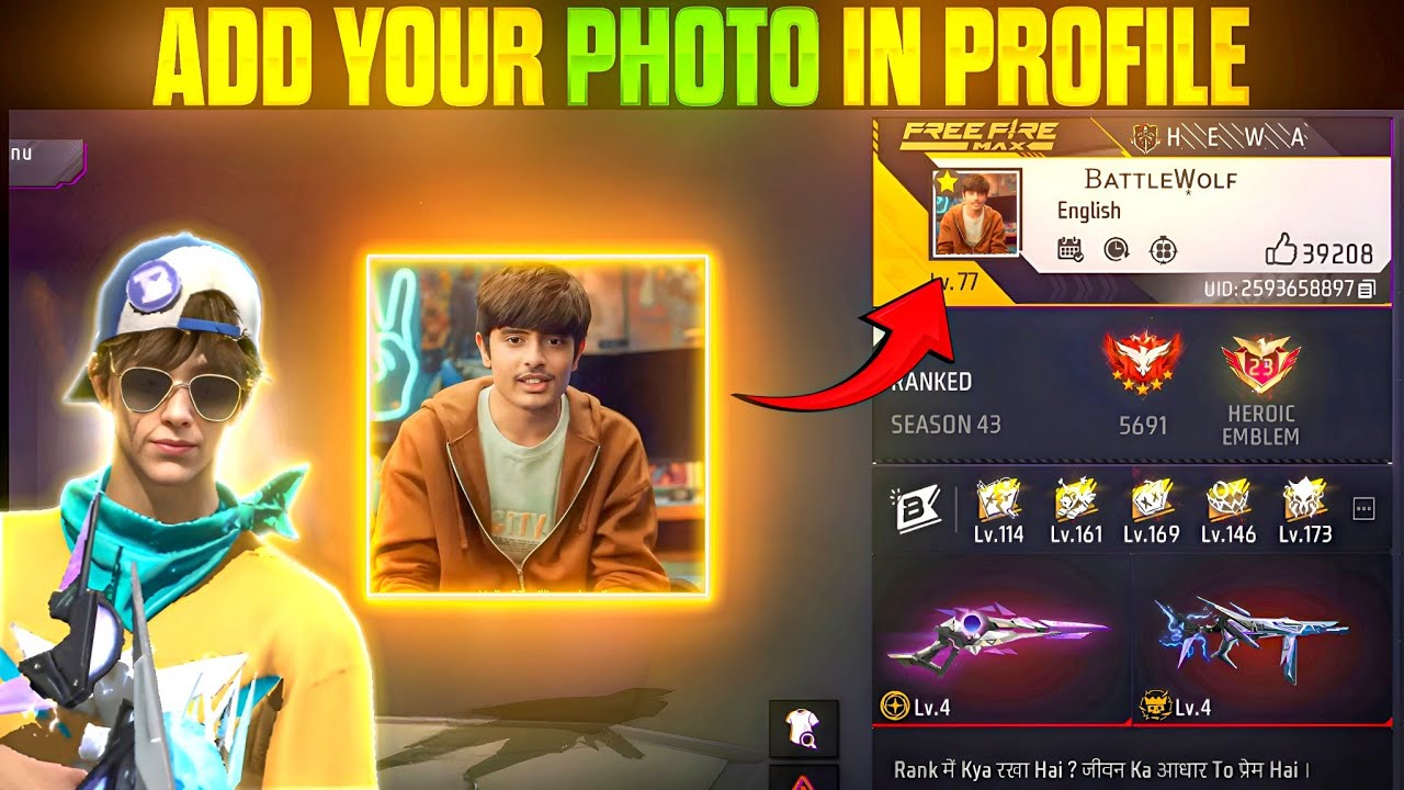 I Tried Top 5 New Viral Tricks Of Free Fire 😲 How To Add Your Photo In ...