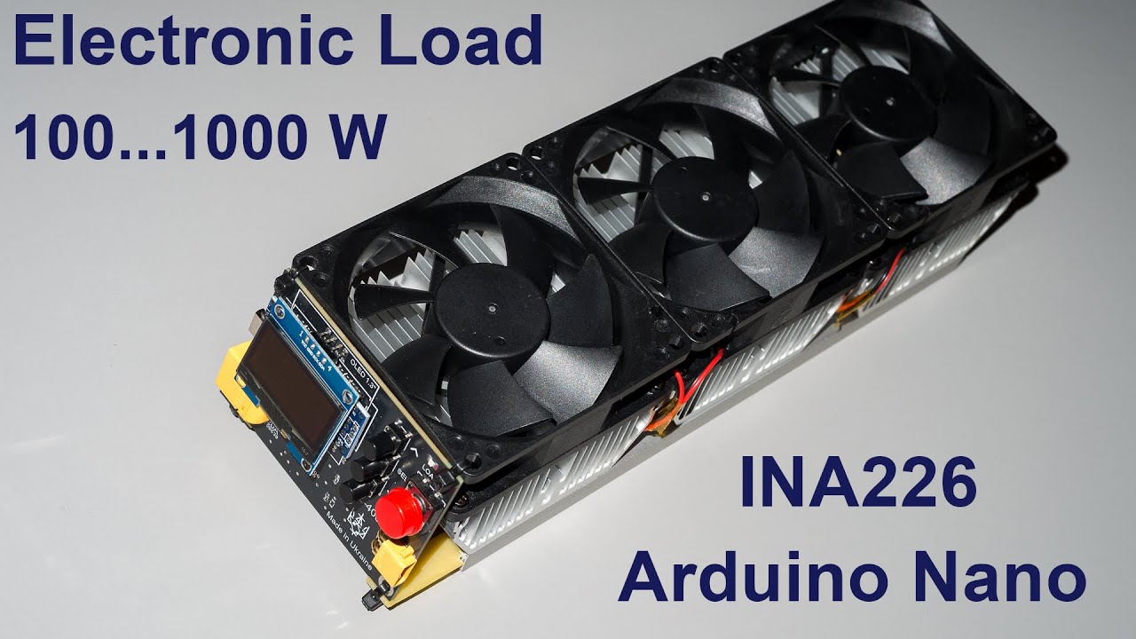 Елетронне навантаження на Arduino Nano + INA226 - YouTube