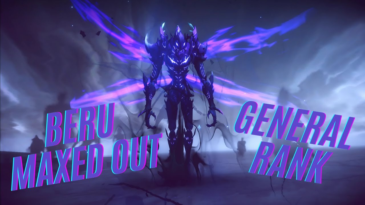 Solo Leveling Arise : BERU Maxed Out !?! General Rank New !?! - YouTube