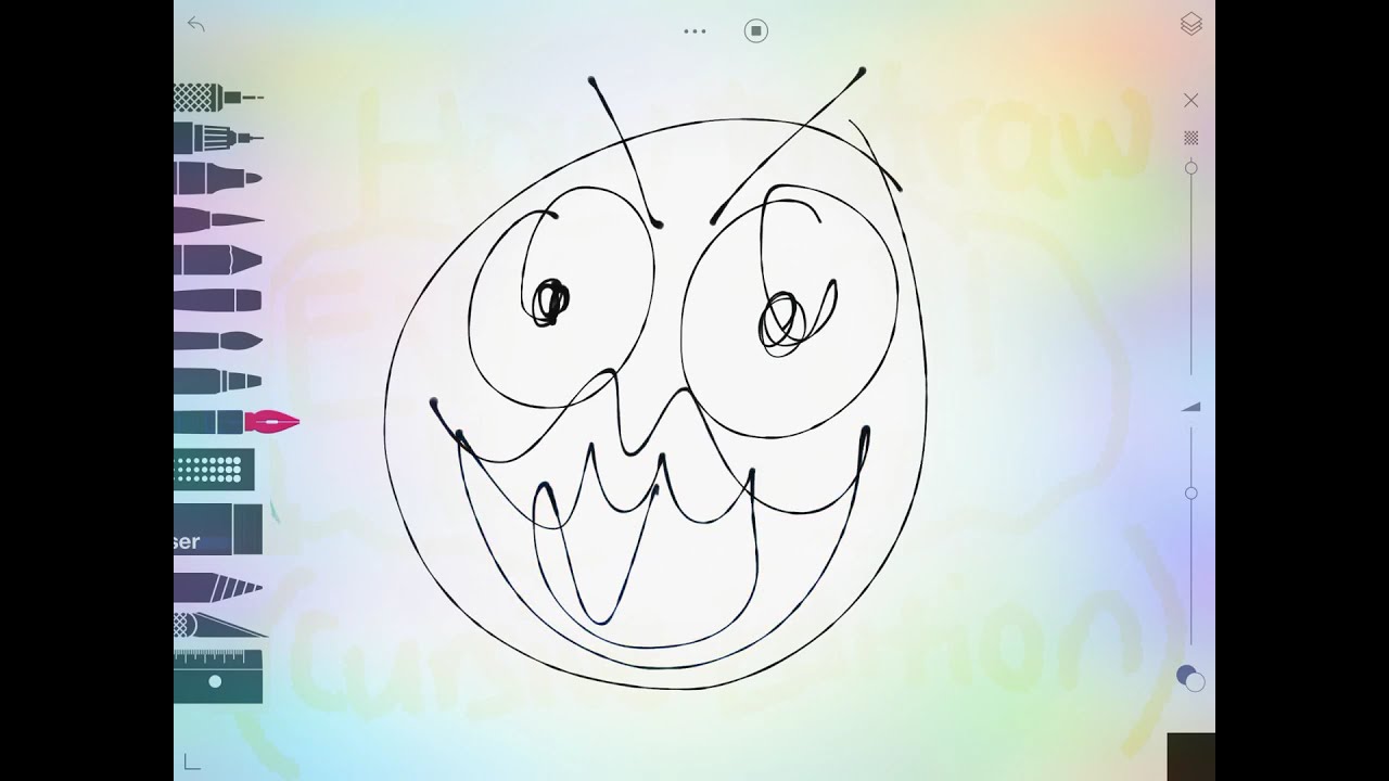 How To Draw The Evil Yoshi King (Cursive Edition) - YouTube