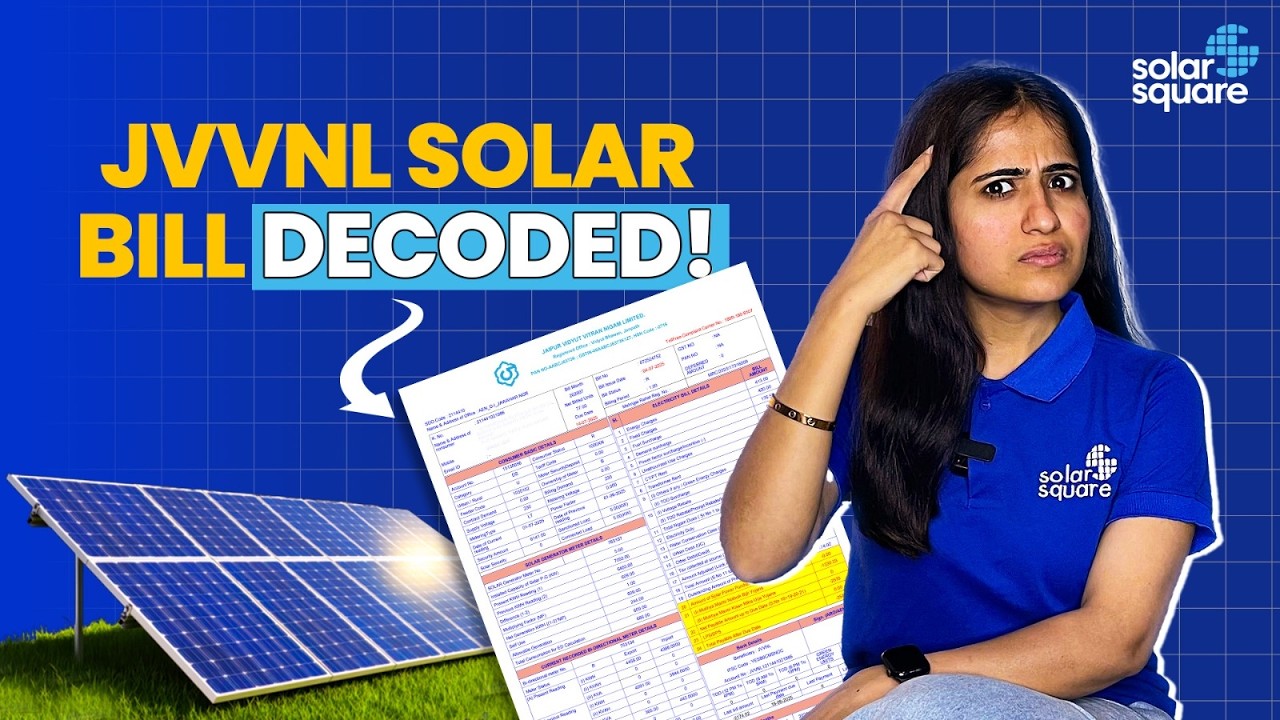 How to Read Your JVVNL Solar Electricity Bill? | JVVNL Solar Meter Bill ...