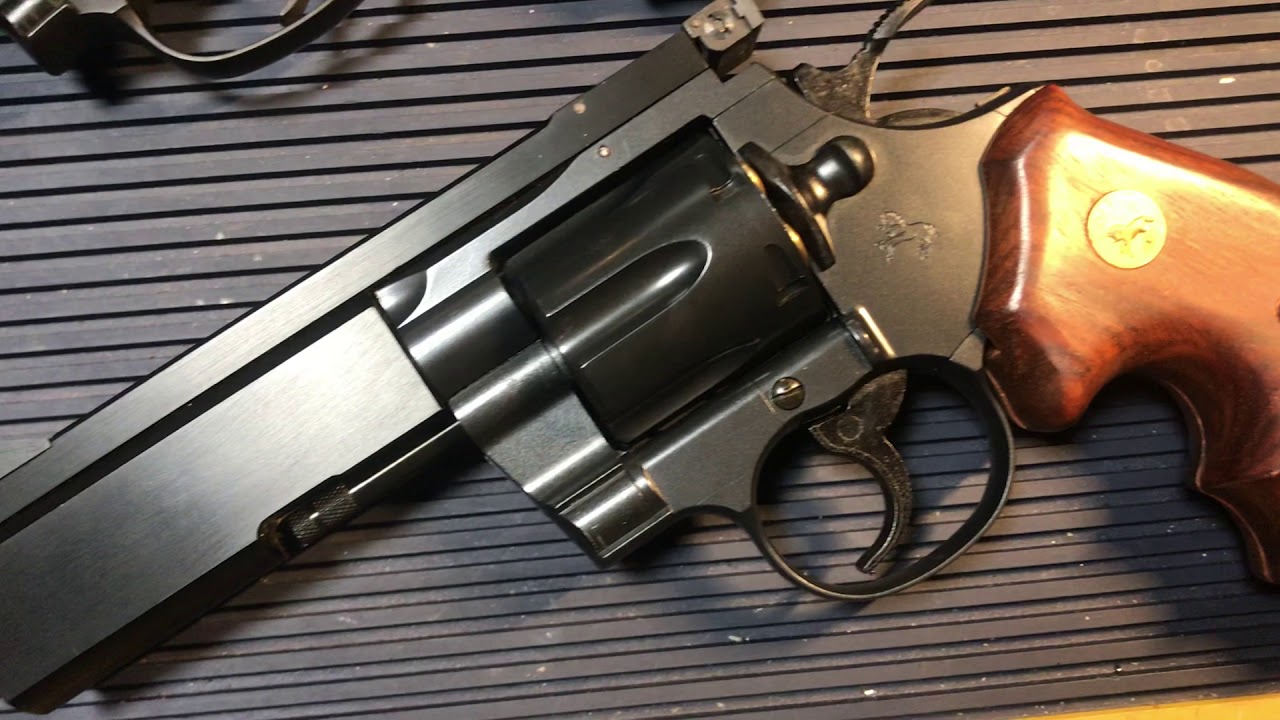 マルイ WILDHEART HATO PYTHON 357 PPC & S&W M36 - YouTube