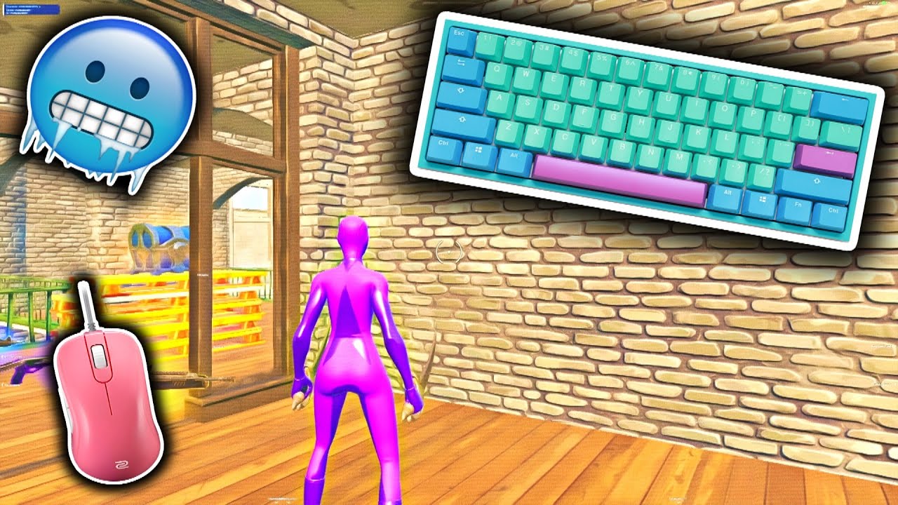 [12 HOUR] ASMR😴 Gaming Mechanical Keyboard Sounds Fortnite Gameplay ...