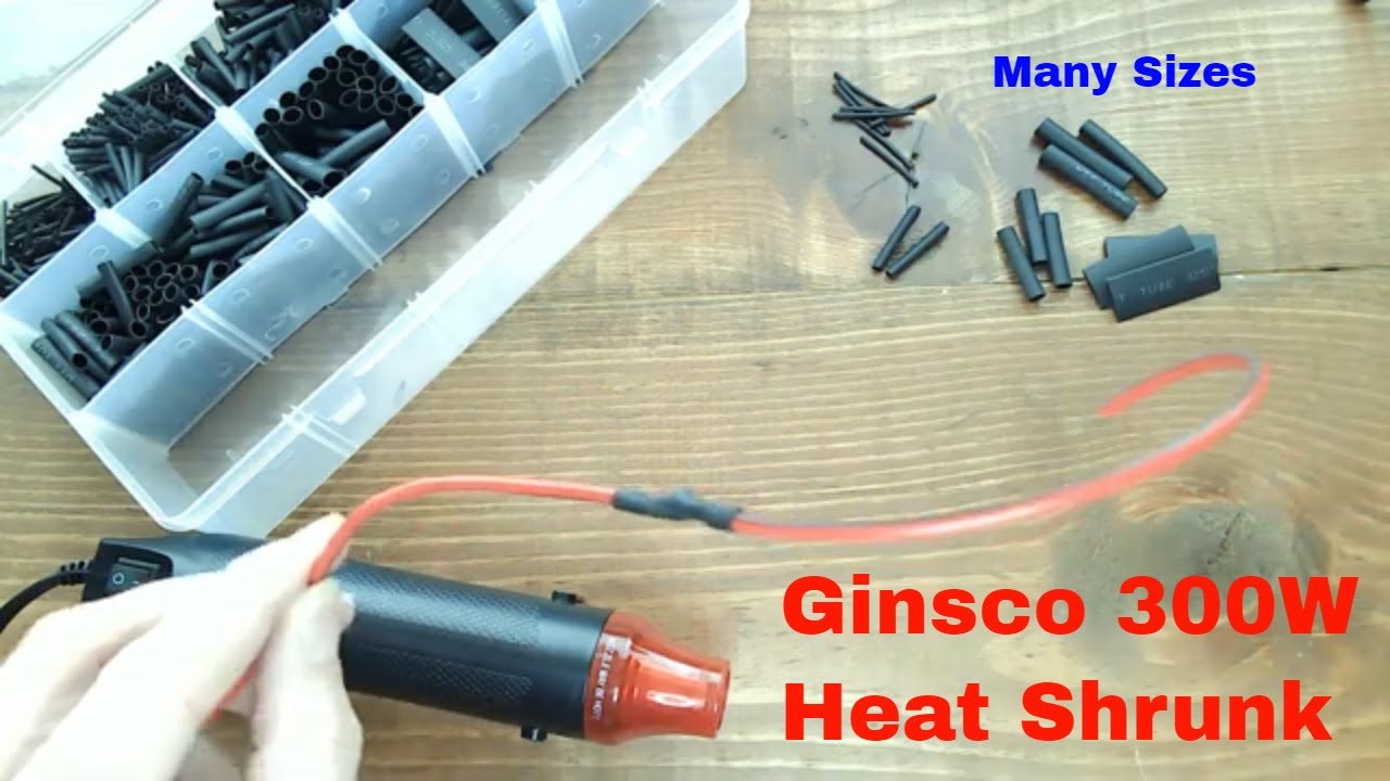 Sealing Heat Shrink Tubing With A Heat Gun - YouTube