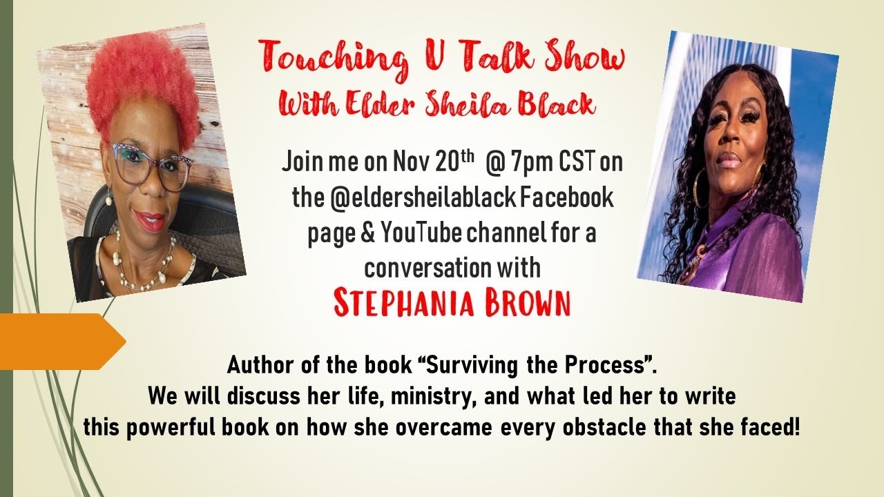 Touching U Talk Show with Stephania Brown - YouTube