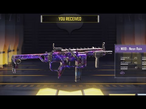 All *New* (MX9- Neon Rain) Epic Skin unlocking from Credit shop | Call ...