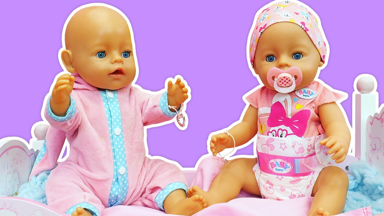 The little sister for the baby born doll! Baby doll videos for kids ...