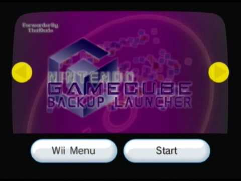 Custom Gamecube Backup launcher Forwarder - YouTube