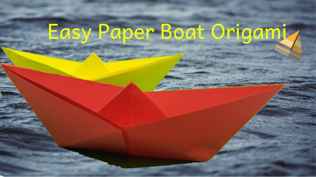 Simple Origami for Kids | Paper Boat - How to make Paper Boat , Step by ...