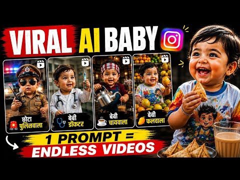 How to create viral AI baby videos | How to make funny AI baby videos | Kids comedy AI video