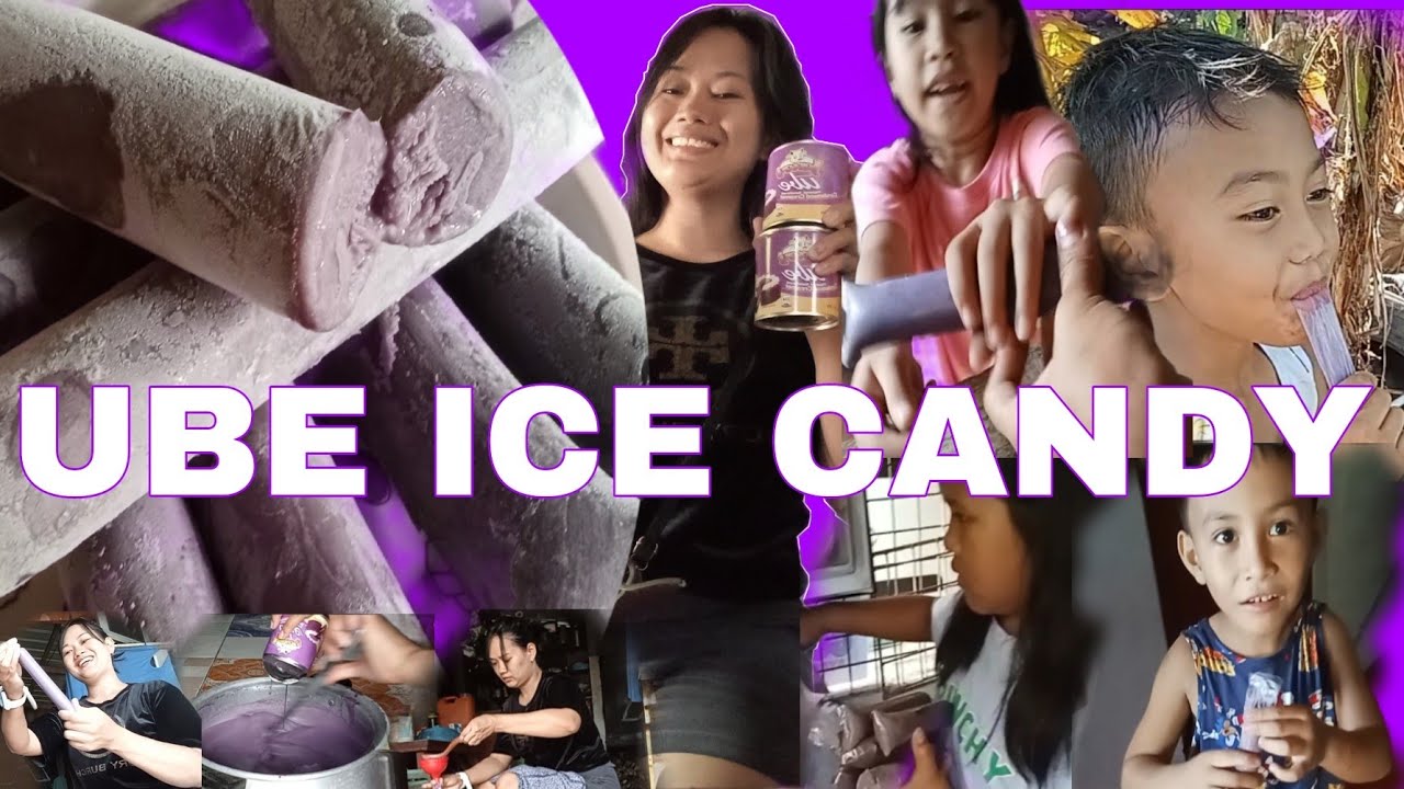 HOW TO MAKE CREAMY UBE ICE CANDY USING JERSEY UBE CONDENSED MILK STEP ...