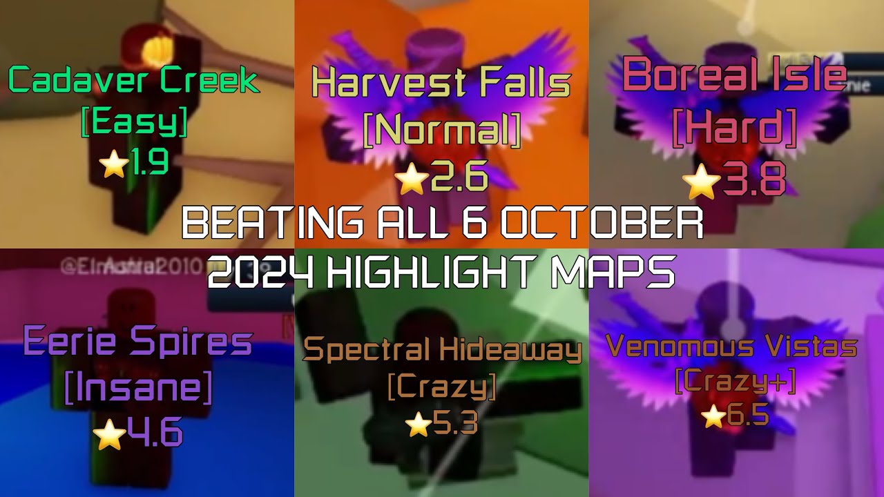 FE2 - Beating all 6 October 2024 Highlight Maps. | Roblox #1259. - YouTube