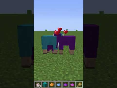 LIGHT BLUE SHEEP + PURPLE SHEEP IN MINECRAFT - YouTube