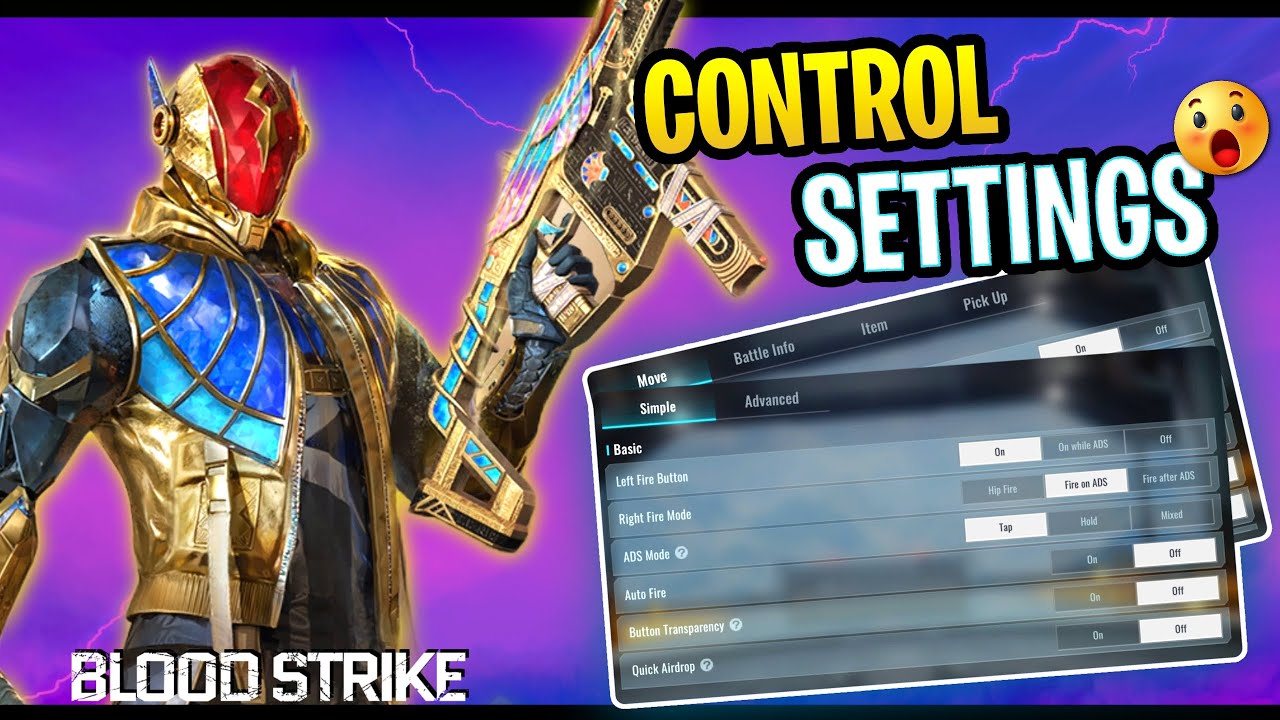BEST CONTROL SETTING BLOODSTRIKE MOBILE | BEST SENSITIVITY SETTING ...