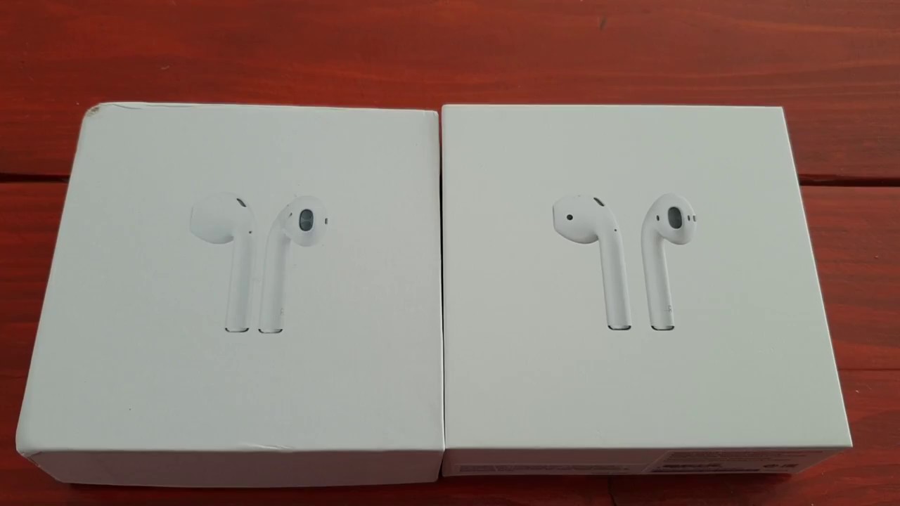 Airpods vs faux fake airpods - YouTube
