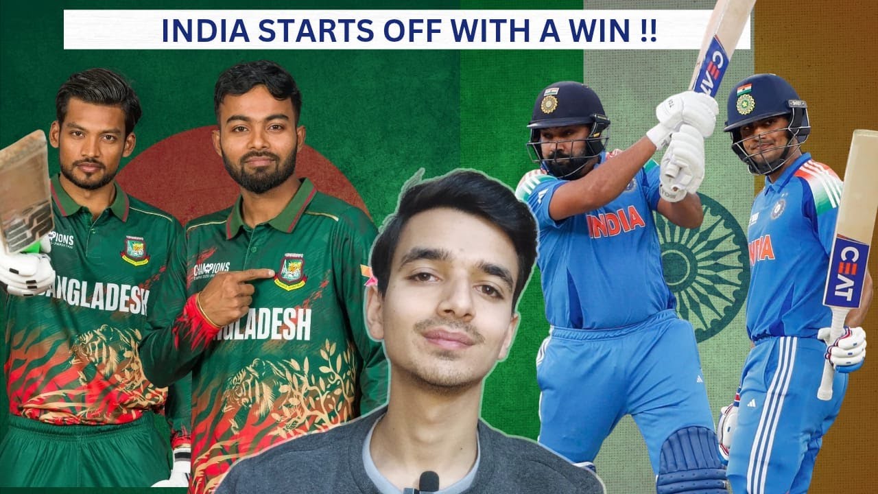 India starts off with a magnificent win - Shubman gill responsible ...