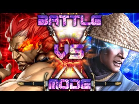 AKUMA vs RAIDEN (Street Fighter vs Mortal Kombat) | BATTLE MODE | EP ...