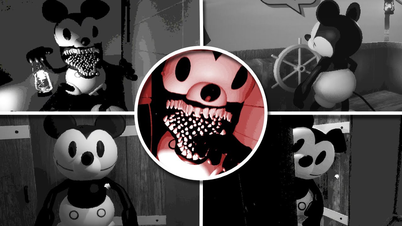 Captain Willie - Full Walkthrough & ALL Endings (Mickey Mouse Horror ...