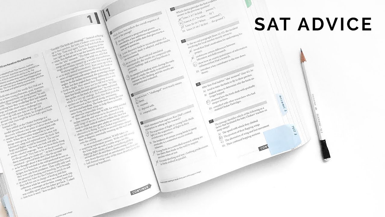 SAT study advice 📚 tips & tricks to improve your score! - YouTube
